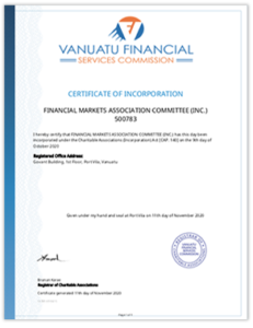About the Financial Markets Association Vanuatu: Who are we